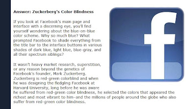 Billy Chicago's Daily Moment of Zen: Can you Guess? Why is Facebook's ...