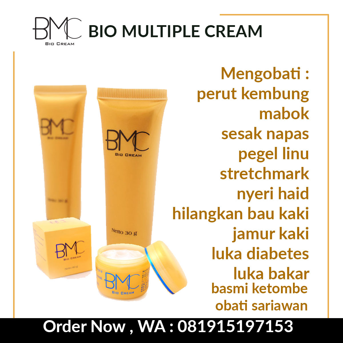 Susan's Blog: BMC (Bio Multiple Cream)