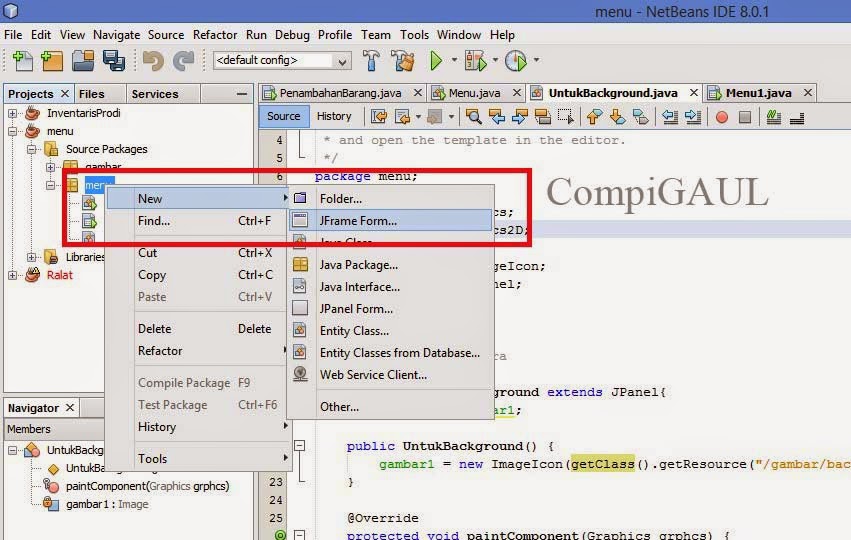 Membuat Backgroud Frame Netbeans yg Resizable « compi gaul