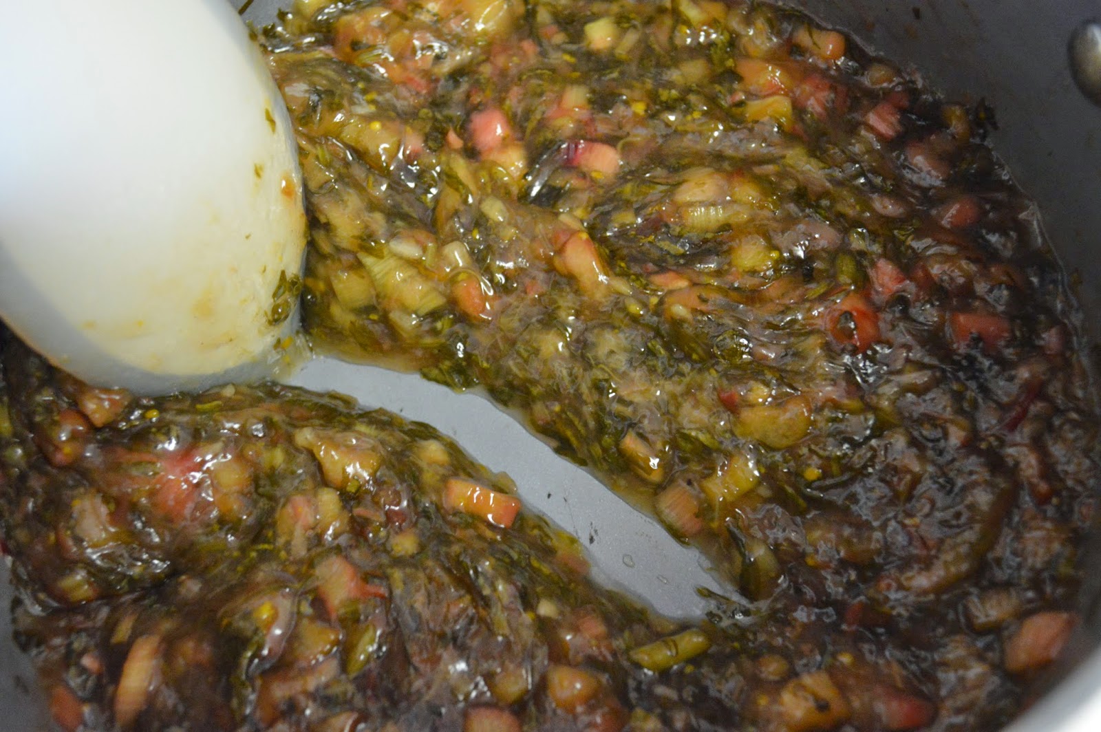 From Scratch: Rhu The Day! Rhubarb Sorrel Crisp