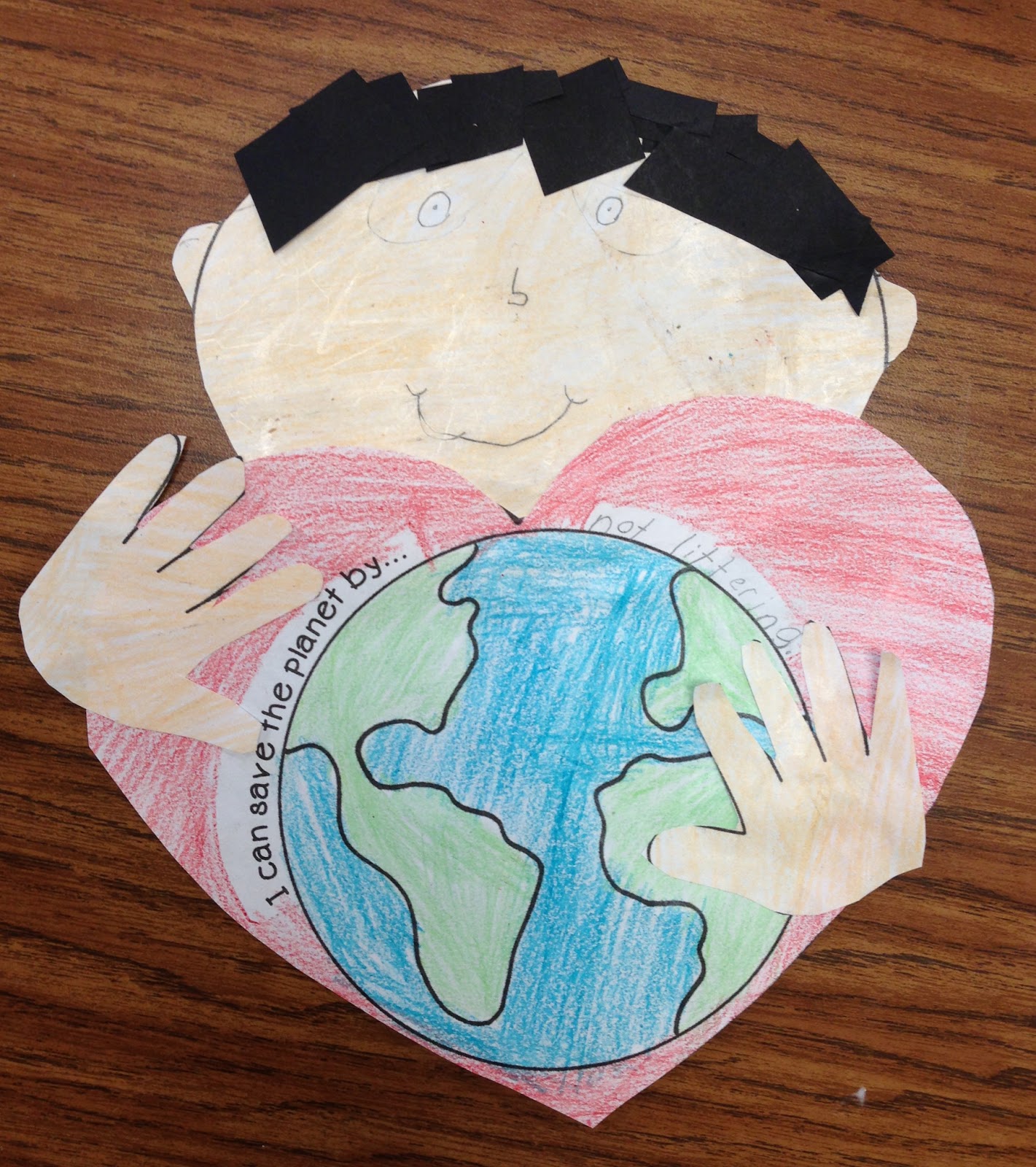 Totally Terrific in Texas: Earth Day Love Craftivity