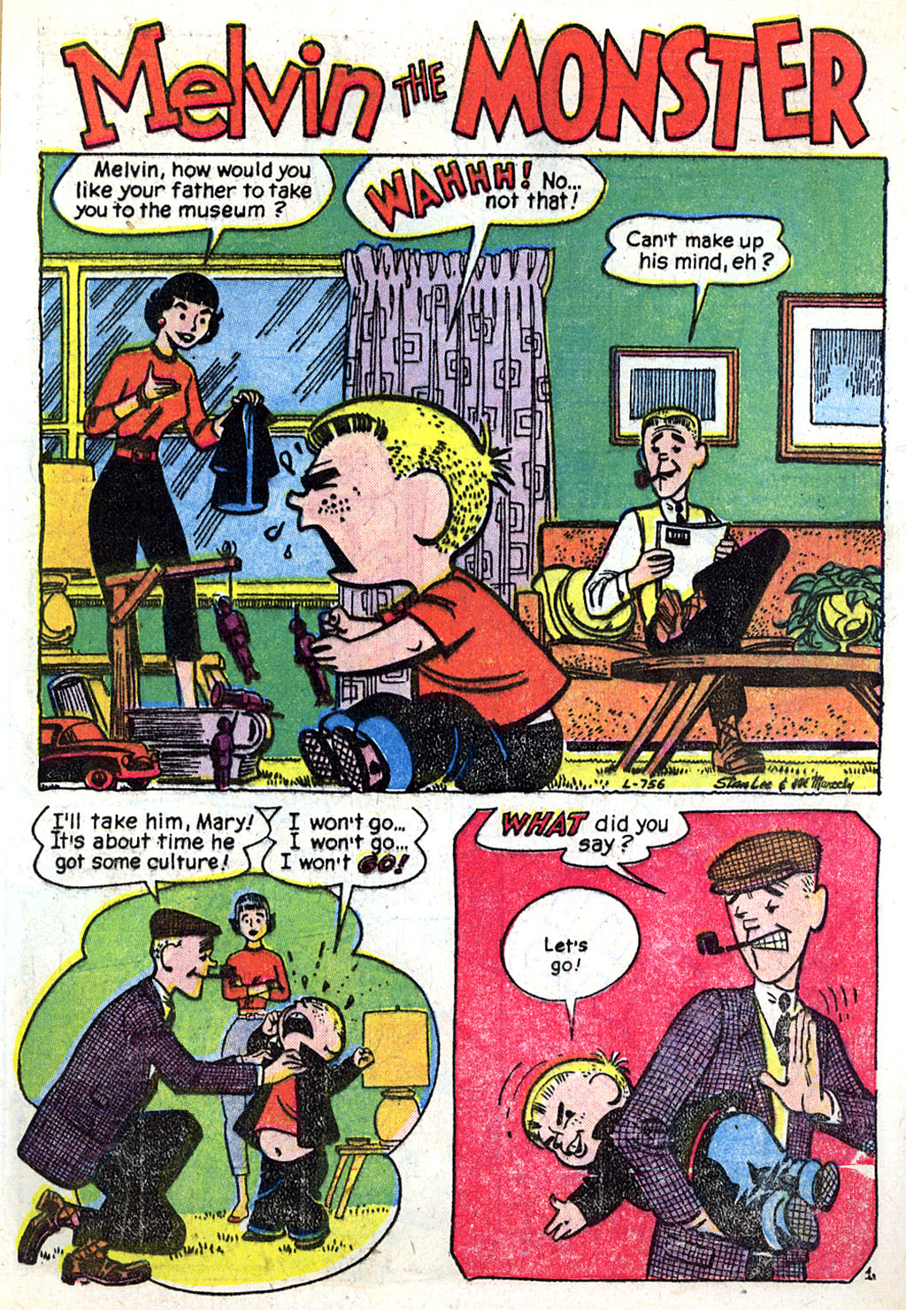 Four-Color Shadows: Melvin the Monster-Joe Maneely-1957