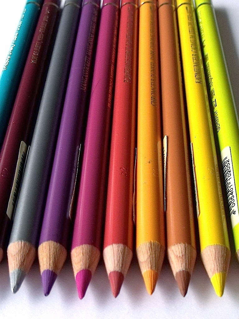 Kathryn Hansen graphite and colored pencil drawings: Ladies and ...