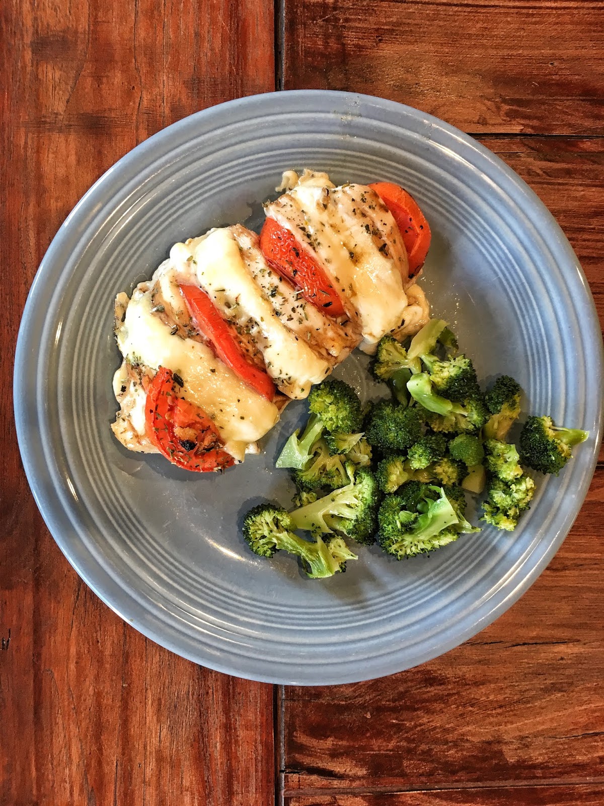 Roasted Hasselback Caprese Chicken