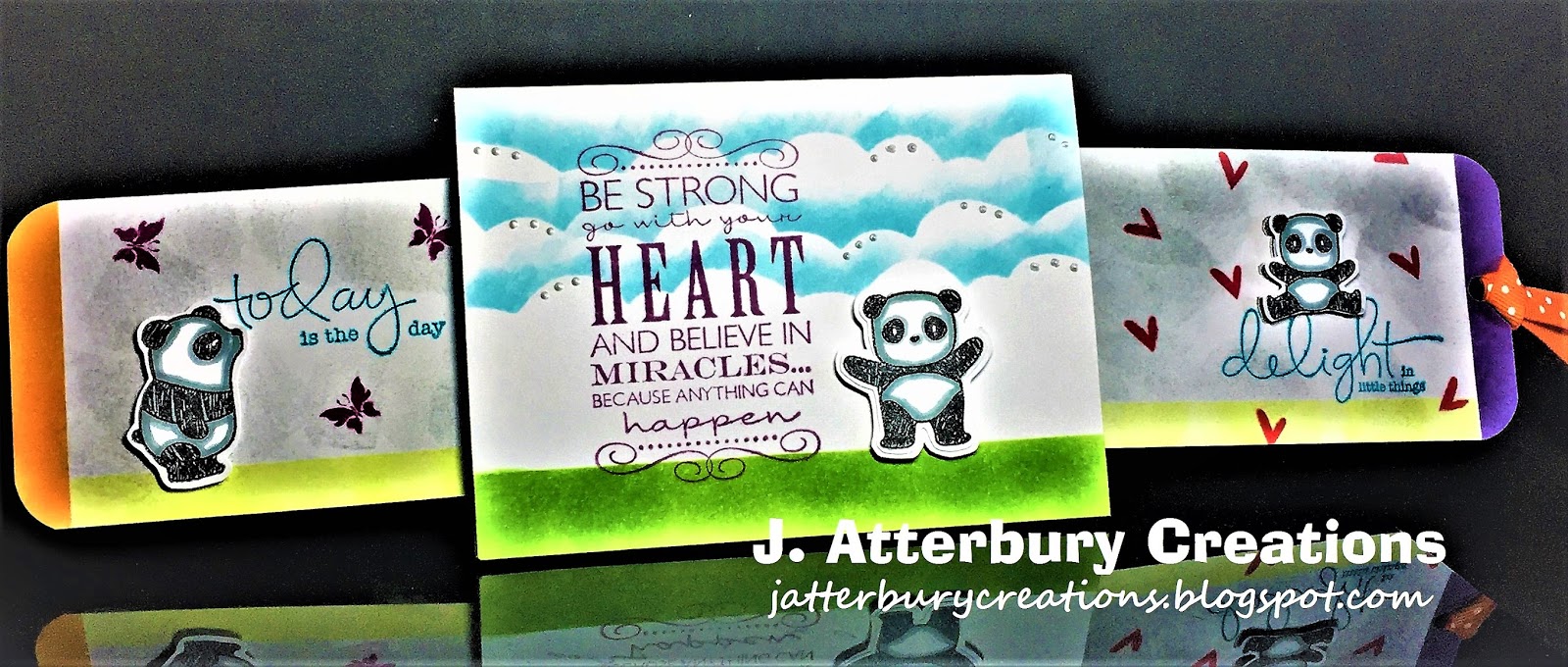 J. ATTERBURY CREATIONS: Encouragement Series: Be Strong Double Slider ...