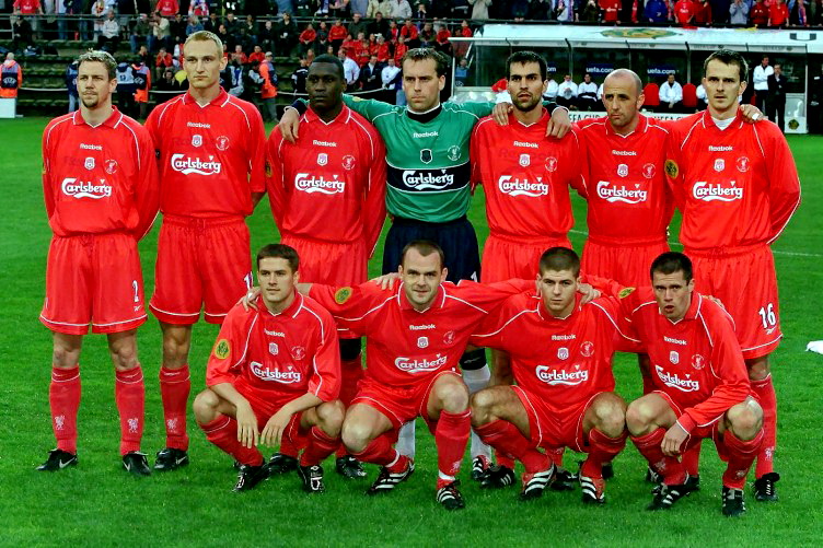 LIVERPOOL contra Alavés 16/05/2001 Campeón de la Copa de la UEFA
