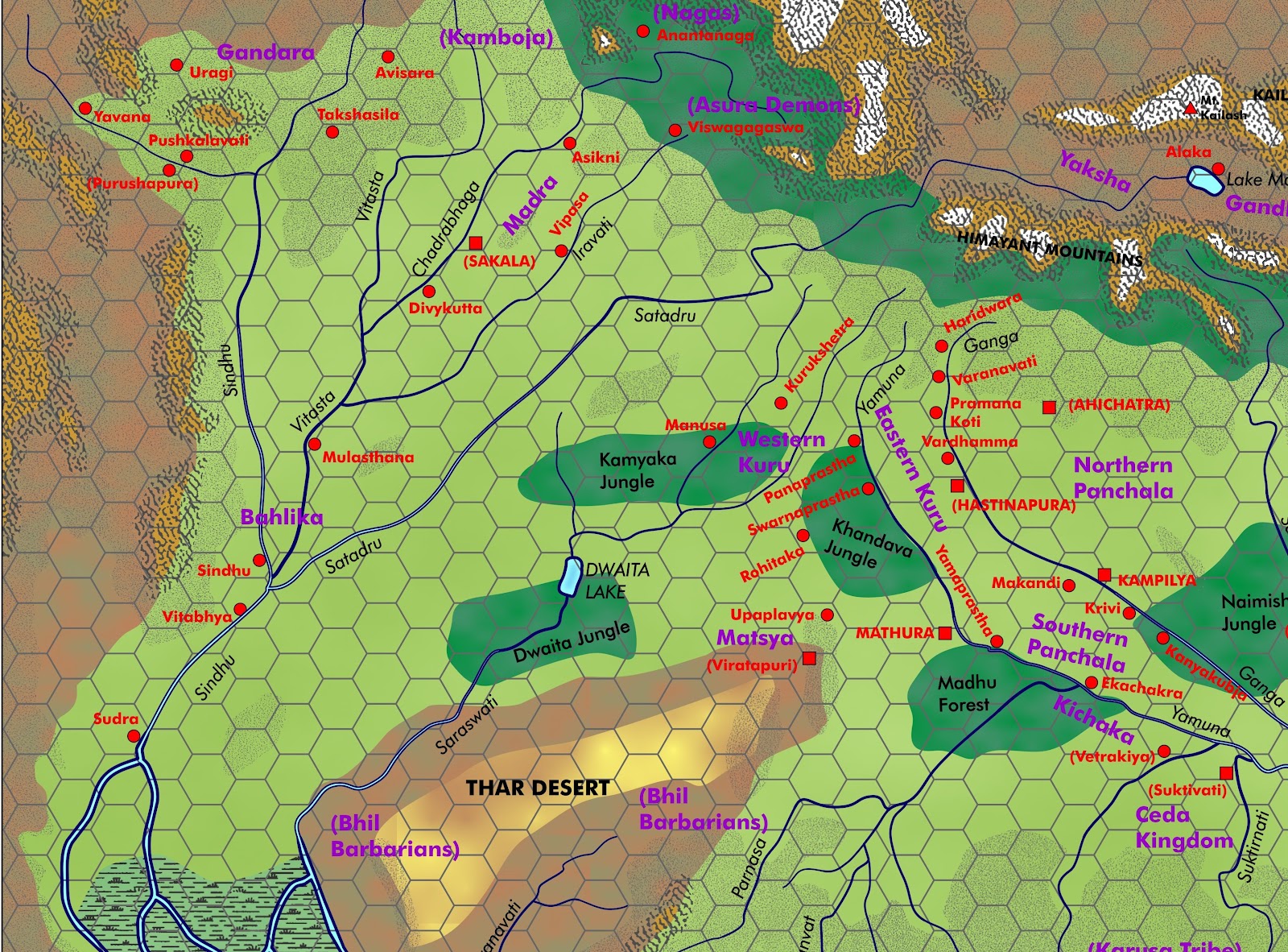 Arrows of Indra Map Sample