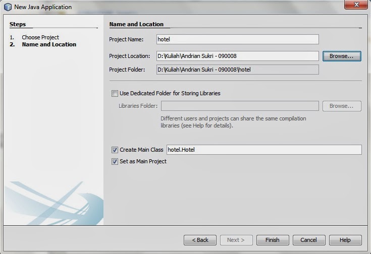 Program Sederhana Java: Membuat program sederhana java,netbeans