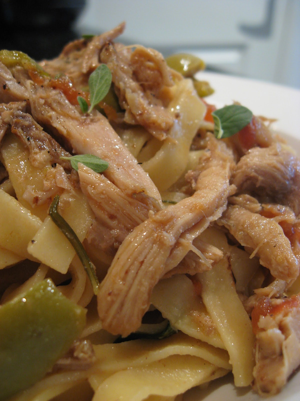 Morsels and Musings: wild rabbit, green olive & marjoram pappardelle