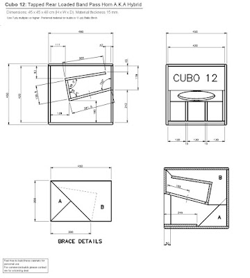 Skema Box Speaker Subwoofer 12 Inch Cubo