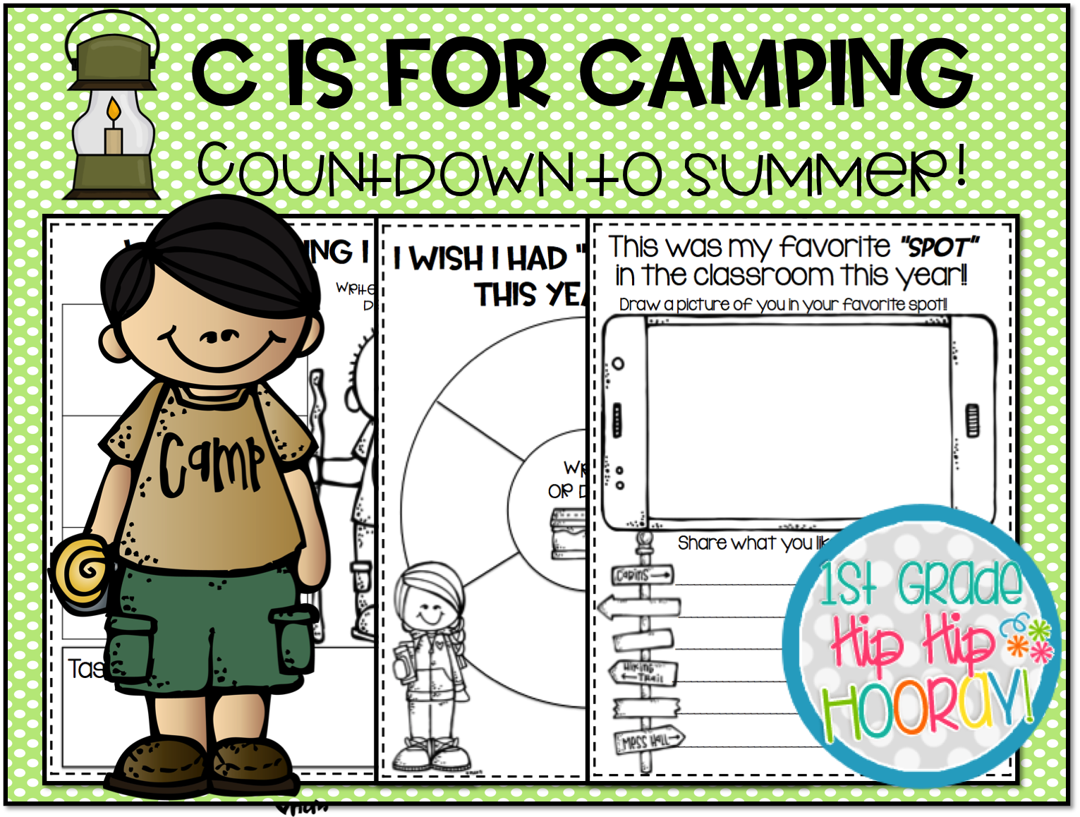 1st Grade Hip Hip Hooray!: Paper Pencil Resource Bundle for ABC ...