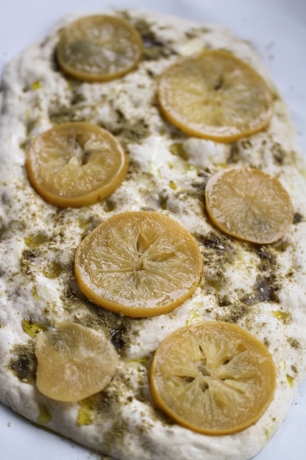 Spring Herbs and Preserved Lemon Focaccia - BBB - Ever Open Sauce