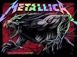 INSIDE THE ROCK POSTER FRAME BLOG: Brandon Heart Metallica Hamburg ...