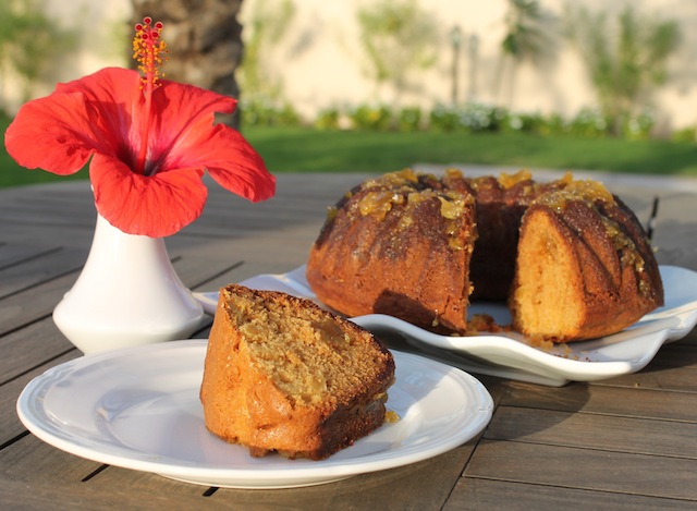 Food Lust People Love: Pineapple Bundt with Kuih Tat Filling #BundtaMonth