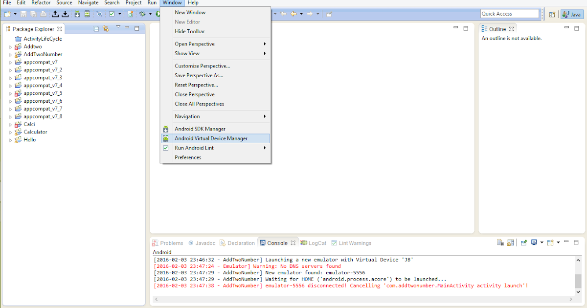 All Coding World: Android Emulator