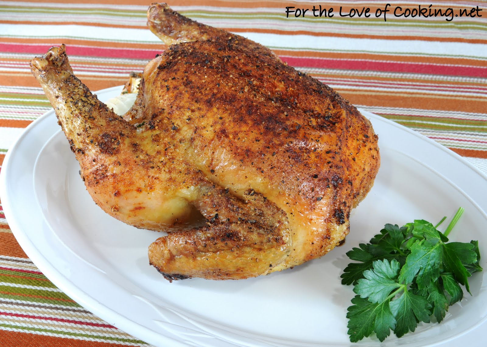 Simply Roasted Chicken | For the Love of Cooking