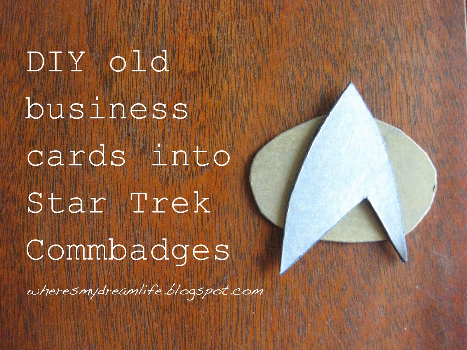 DIY Star Trek Commbadges