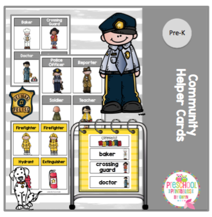 Community Helper Cards ~ Preschool Printables