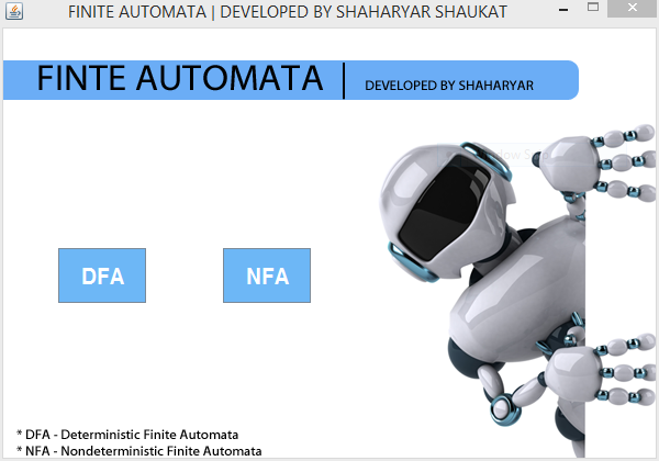 DFA implementation in java ~ all about codes