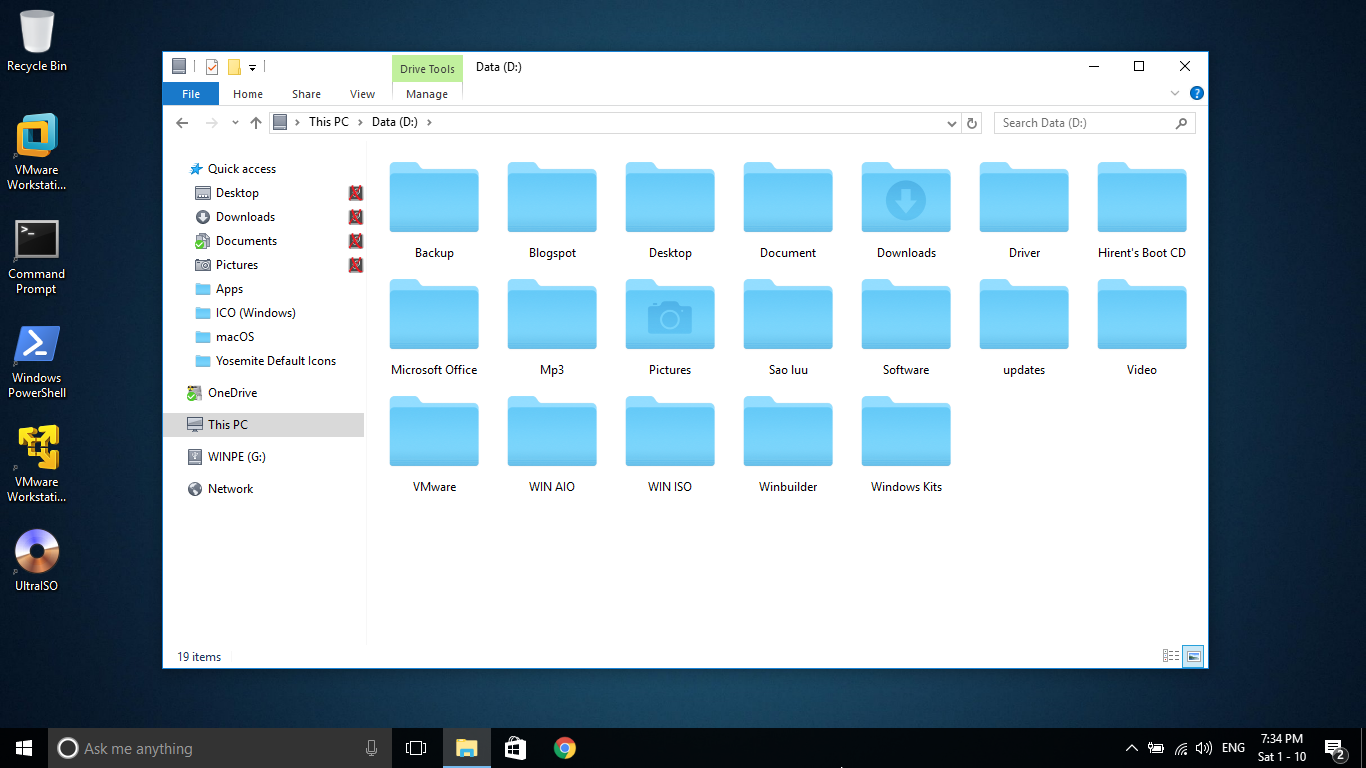 Bộ Icons đẹp cho Windows 10 và hướng dẫn sử dụng, cập nhật thường xuyên ...