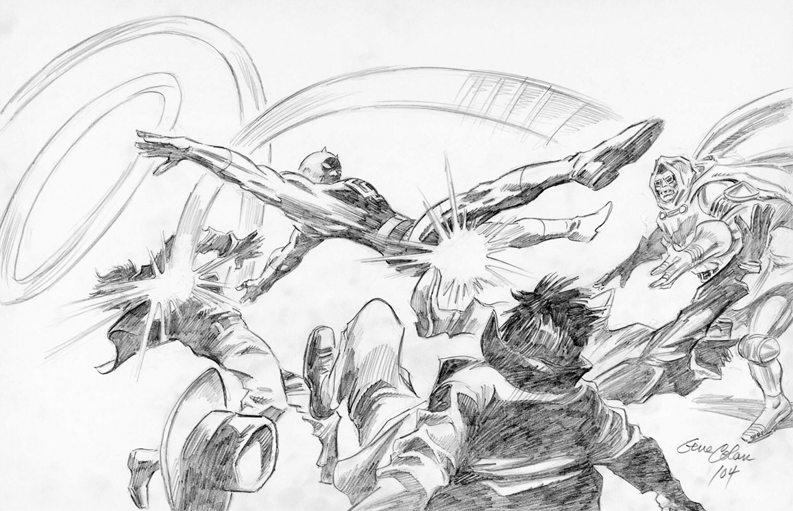 The Peerless Power of Comics!: Gene Colan's Dr. Doom: The Living Prison!