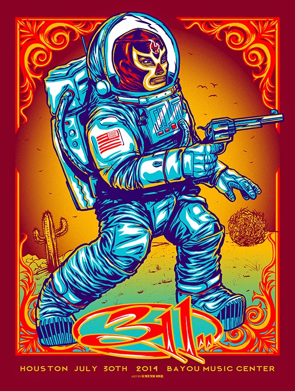 INSIDE THE ROCK POSTER FRAME BLOG: Munk One 311 Houston & Dallas ...