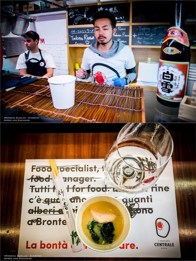 Akira Ramen Inside Mercato Centrale Roma in Rome, Italy