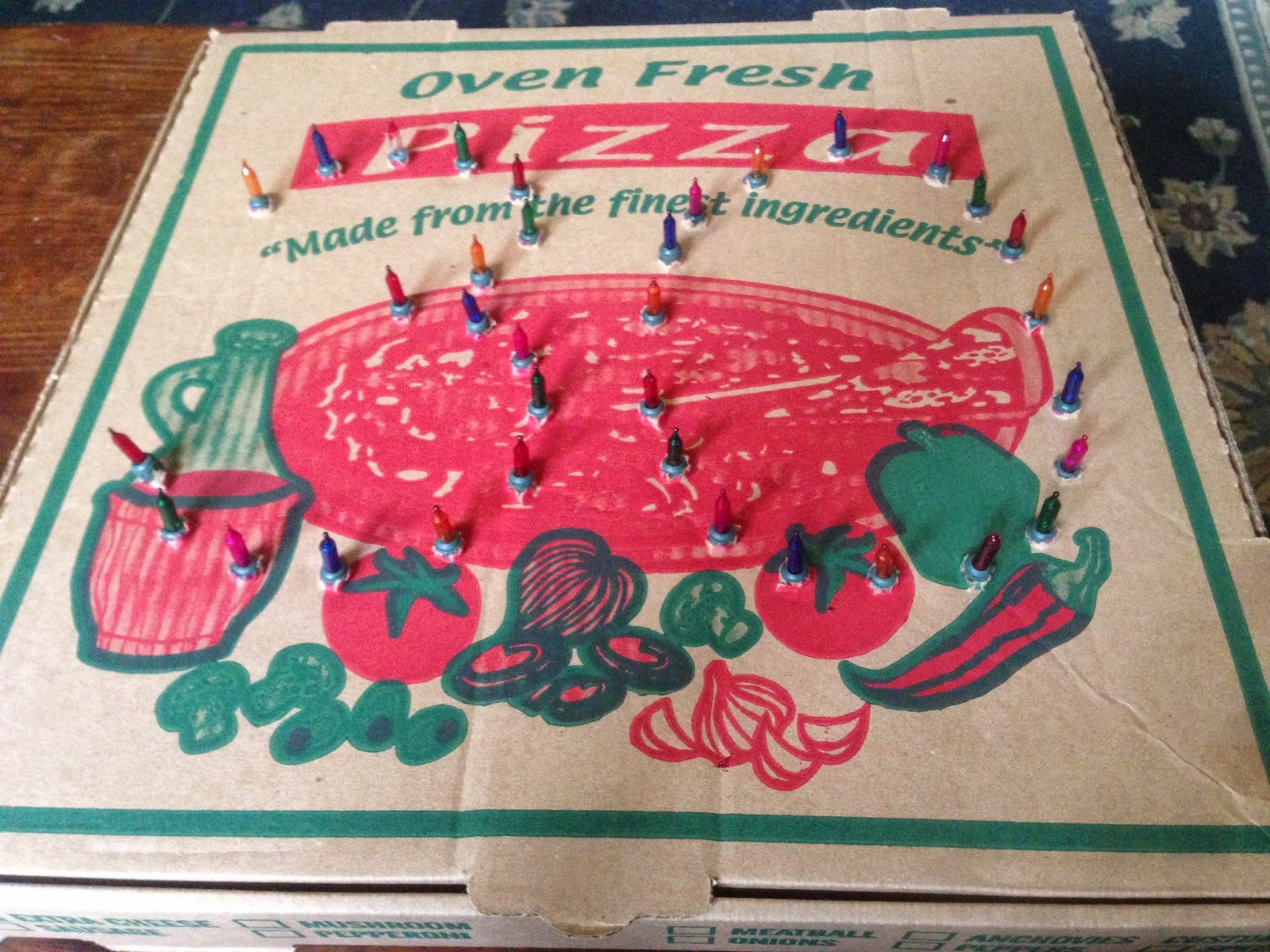 step off george: Pizza Box Art