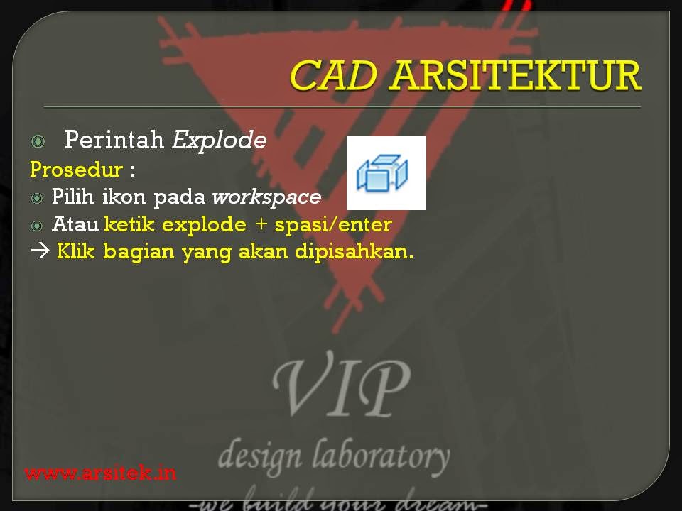 Explode Command: CAD Tutorial