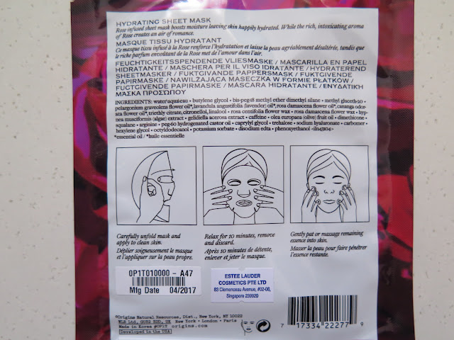 The Blackmentos Beauty Box: Review: Origins Flower Fusion Sheet Mask ...