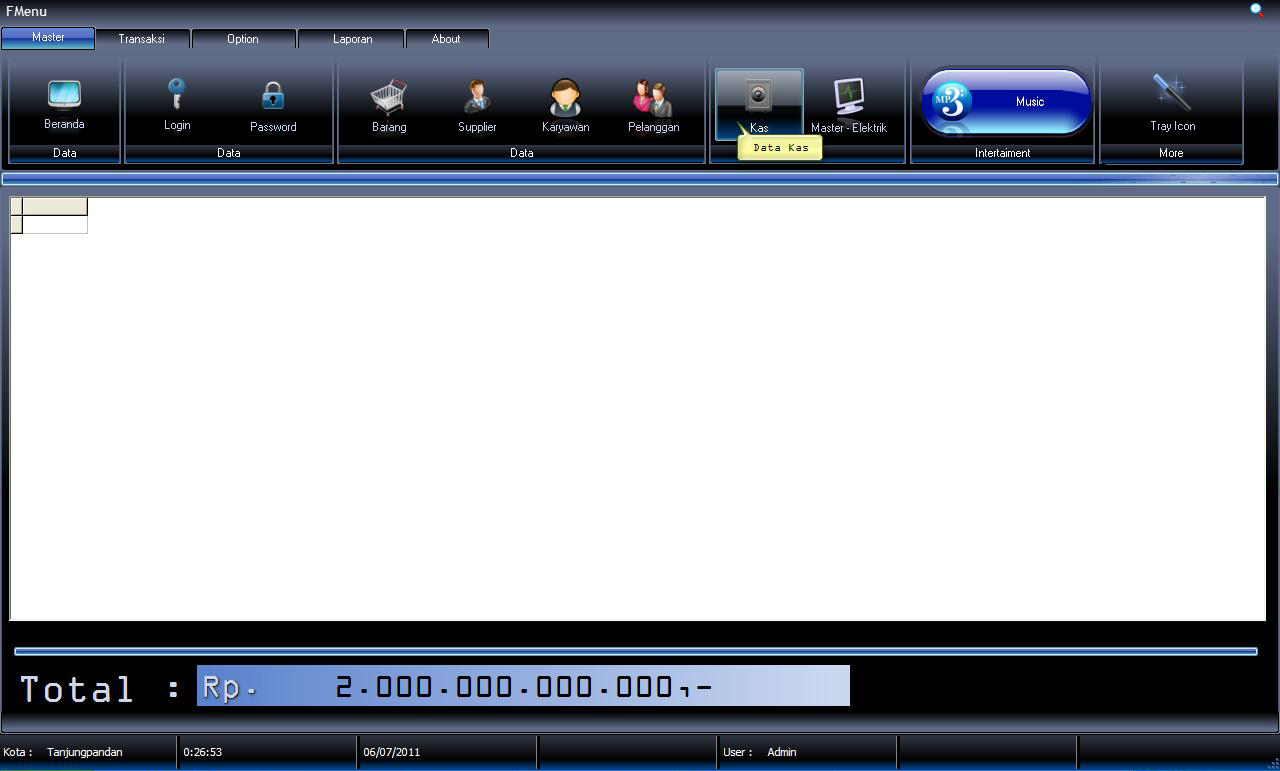 Tampilan Program Didelphi dengan Skin | Me and Delphi