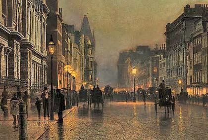 London Art Scene: Atkinson Grimshaw: Painter of Moonlight
