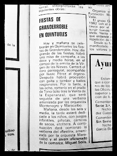 El Mariñán Errante: Fiestas de Granderroble. Una pequeña historia.