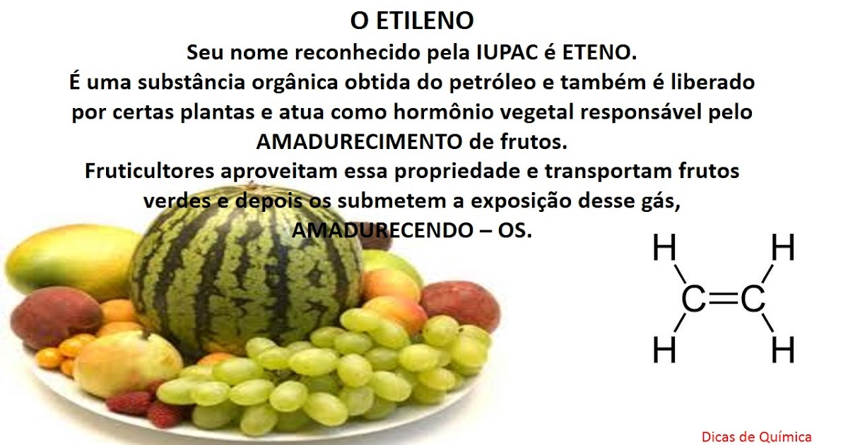 Dicas de Química: O ETILENO