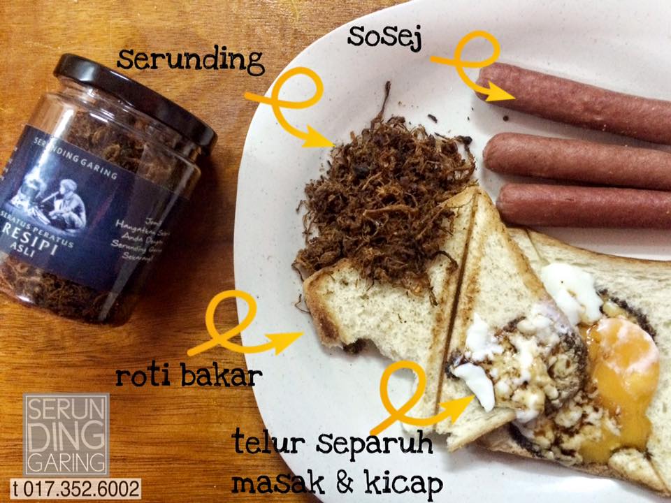 SERUNDING GARING: MENU SERUNDING