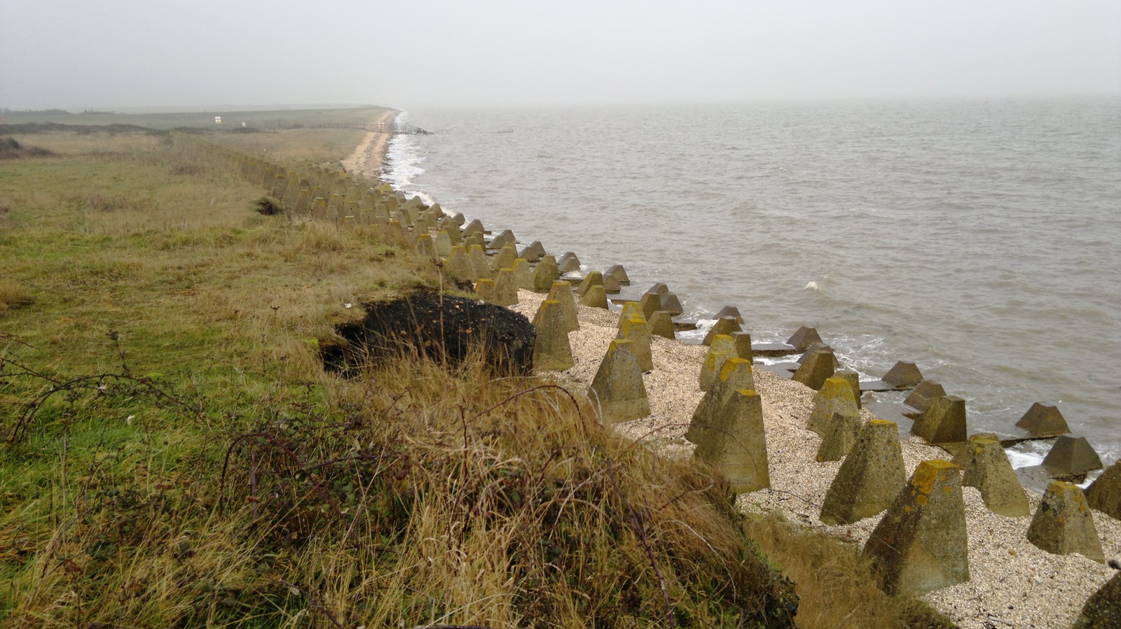 Notes from Kent's Hoo Peninsula: Isle of Grain, WW2 Anti-Tank Obstacles
