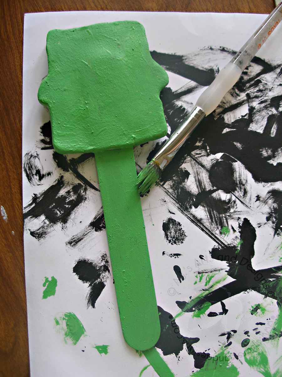 Creative Paperclay® air dry modeling material: Paperclay Garden Stakes ...