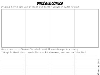 Classroom Freebies Too: dialogue comics