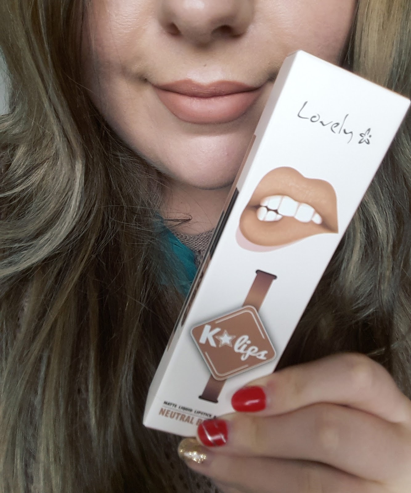 POD LUPĄ: LOVELY - K☆LIPS MATTE LIQUID LIPSTICK & LIP LINER 04 NEUTRAL ...