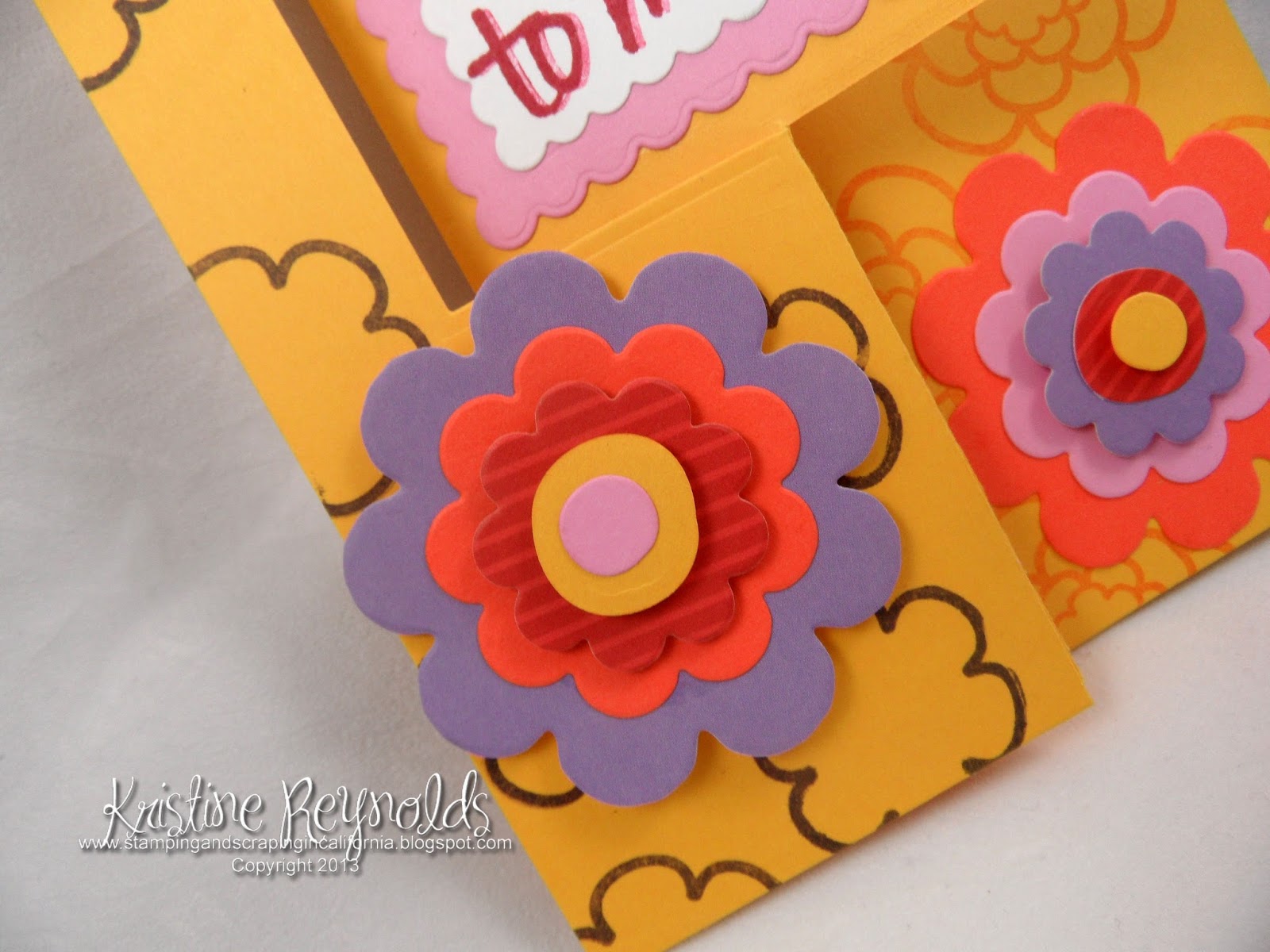 Stamping & Scrapping in California: Flowers