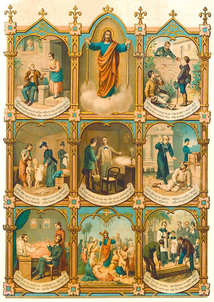 What Are The Corporal Works Of Mercy In Matthew 25 - Free Worksheets ...