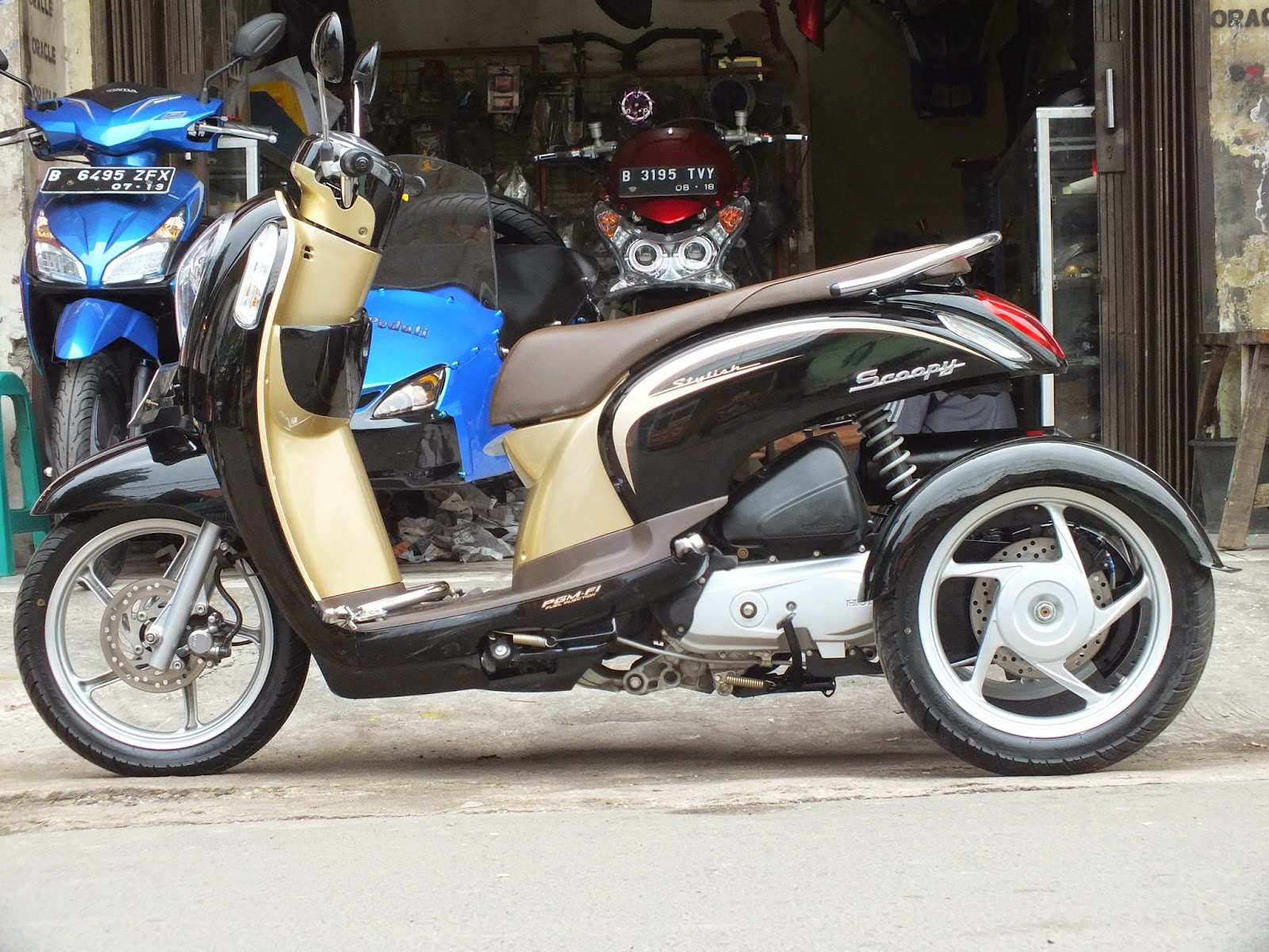 Oracle Modification Concept: Honda Scoopy Roda 3 Bisa Mundur Konsep ...
