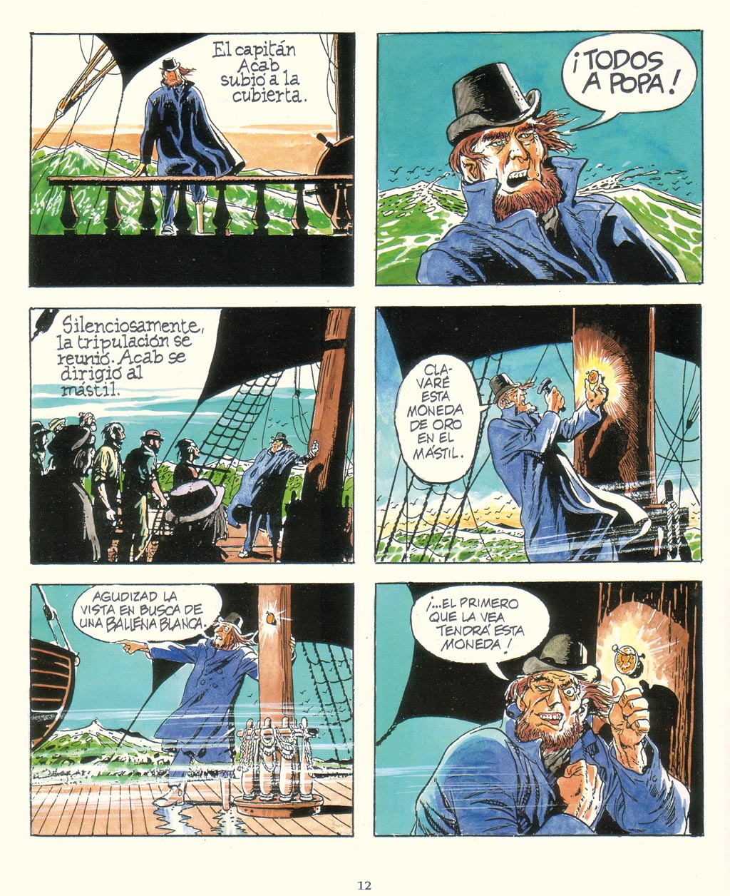 Caleta de cara al mar: HISTORIETA MOBY DICK ILUSTRADA POR WILL EISNER