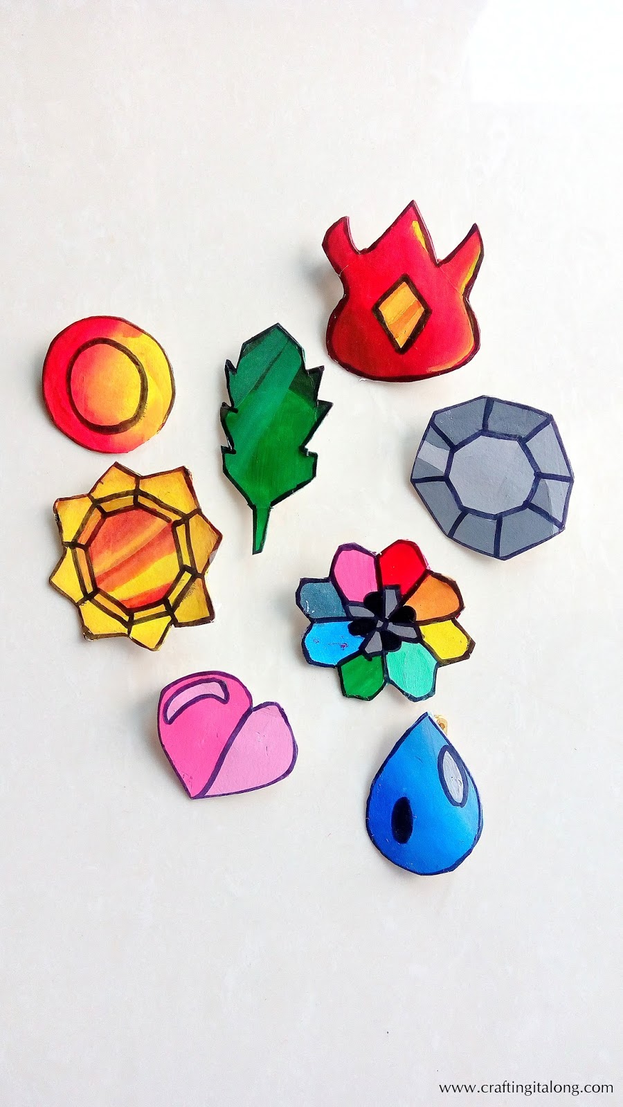 DIY Pokemon Badges ~ CRAFTING IT ALONG