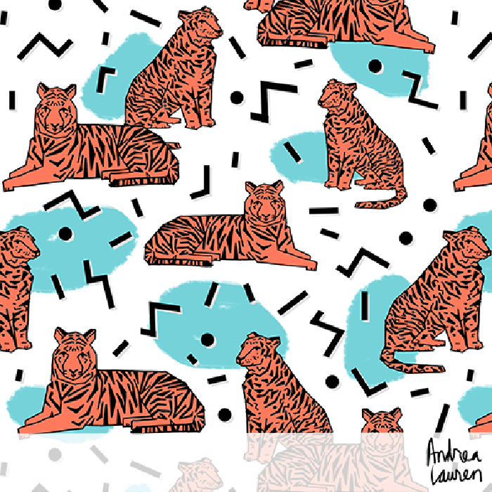 Ink Print Repeat by Andrea Lauren: July 2014