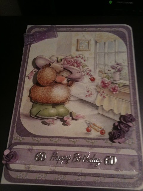 Crafty Corner: Country Companions 60th Birthday Card