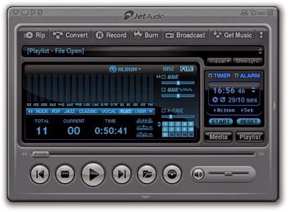 JetAudio Basic 8.1.2, Reprodutor de áudio e vídeopara windows XP, 7, 8 ...