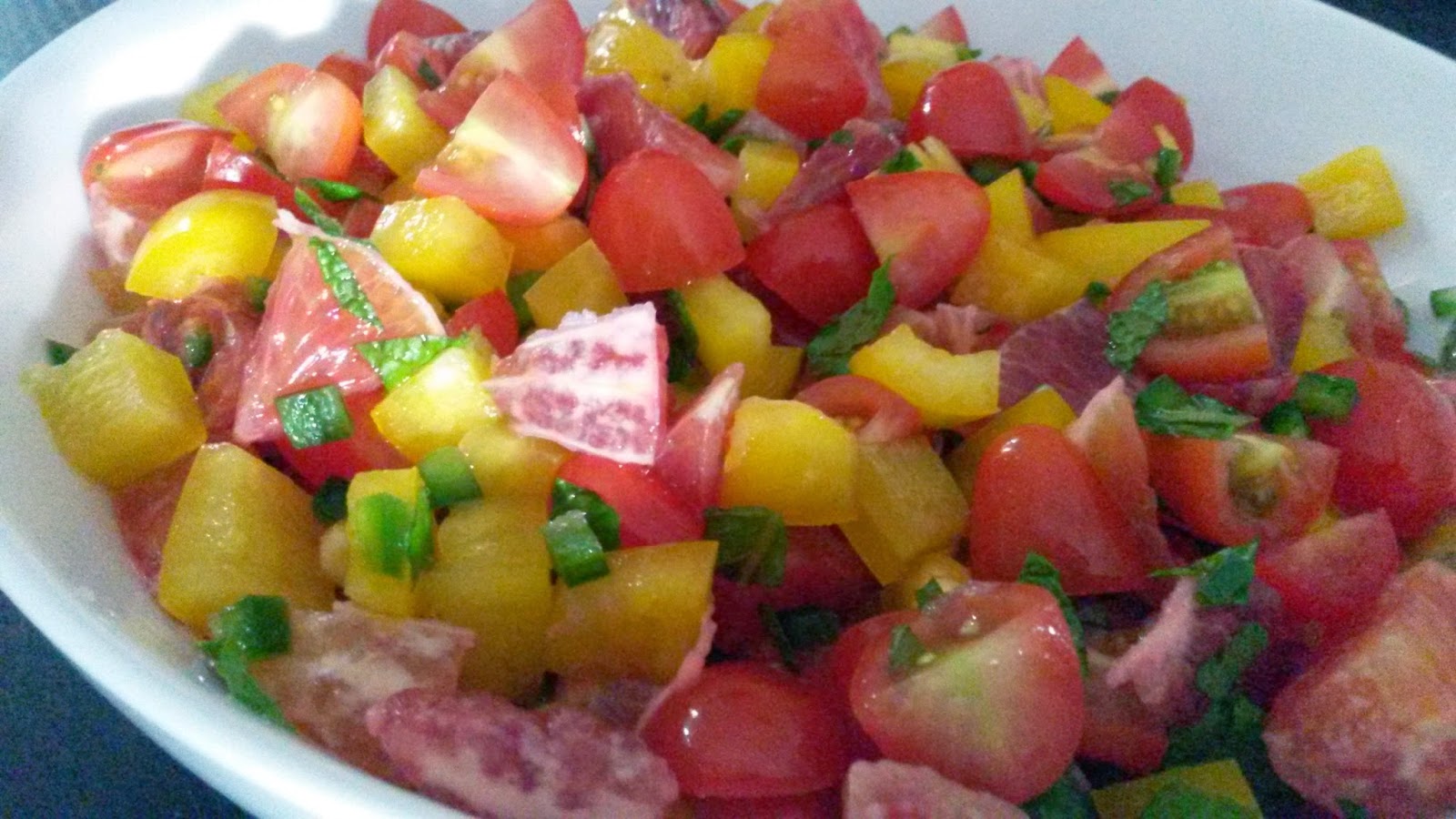 The Delightful: Blood Orange Avocado Pico with Chili Lime Shrimp Quinoa ...