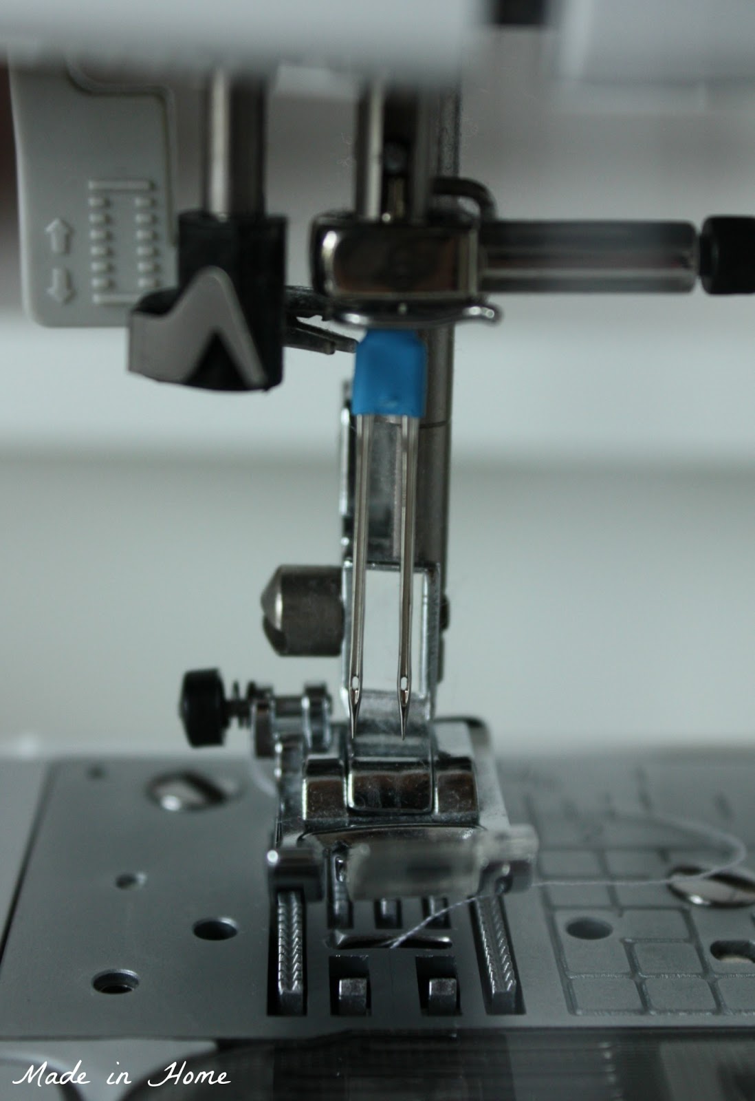 Made in Home: How to Sunday - Threading a twin needle #sewingknits ...