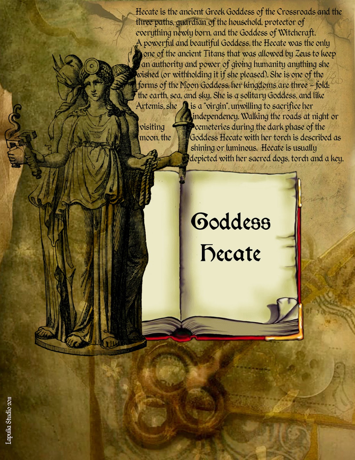 Solitary Fire Walker's Book of Shadows: Hecate